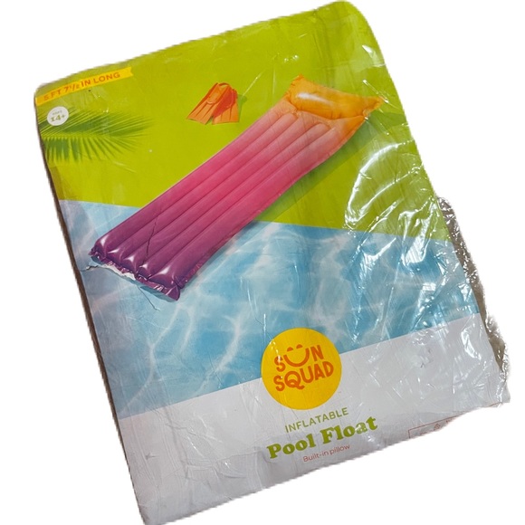 Sun Squad | Swim | Sun Squadinflatable Pool Float | Poshmark